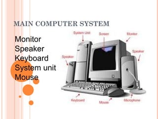 Computer system | PPT | Computer Peripherals | Computing