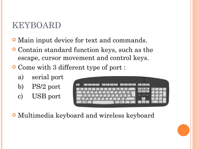 Computer system | PPT | Computer Peripherals | Computing