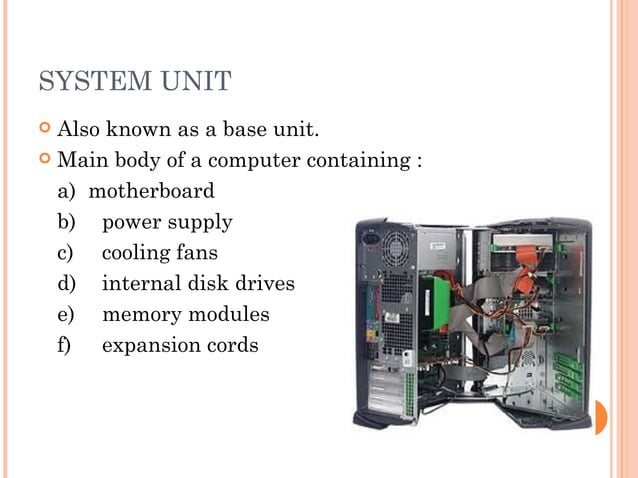 Computer system | PPT | Computer Peripherals | Computing