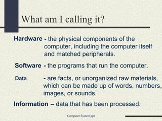 Computer system | PPT