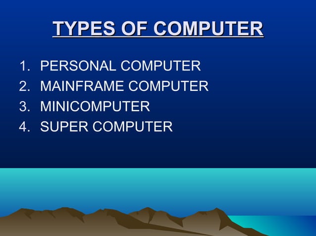 basics of computer system ppt | PPT