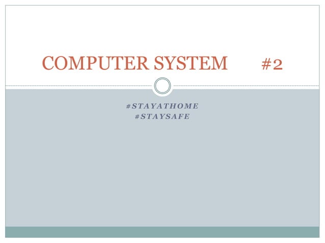 Computer system | PPT