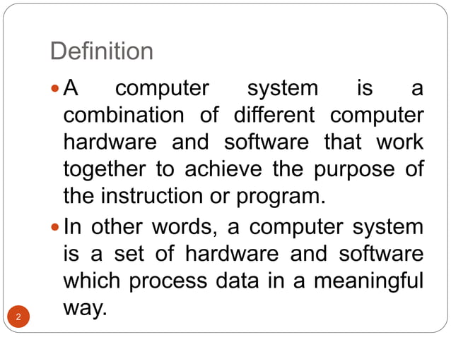 Computer system | PPT