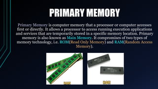 Computer System Class - 9 | PPTX