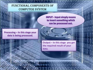 Computer system an overview | PPT