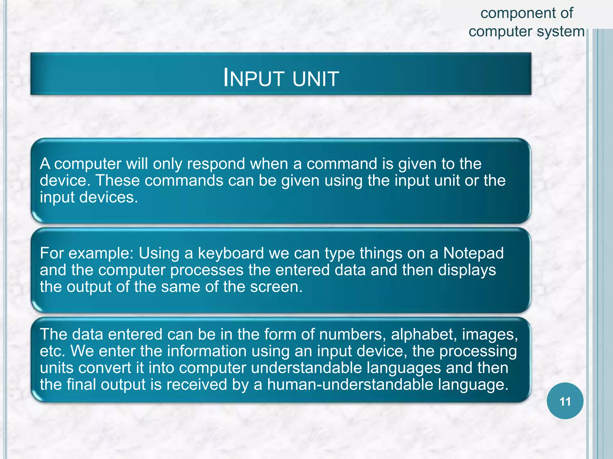 COMPUTER SYSTEM AND ITS COMPONENTS | PPTX