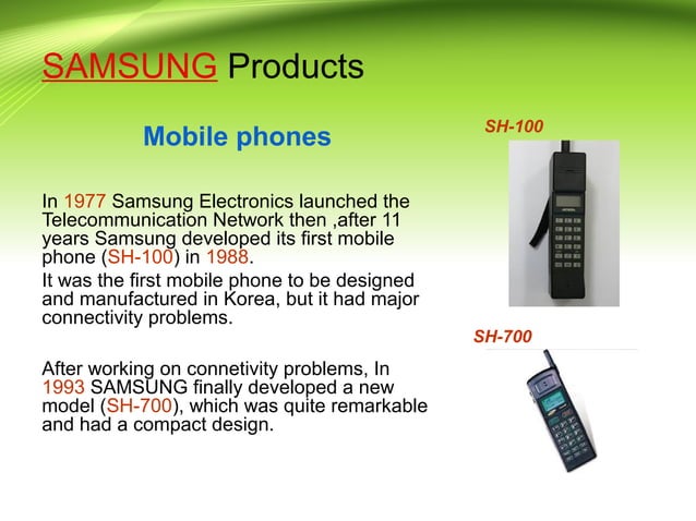 Samsung, Samsung history => Computer system & applications | PPT
