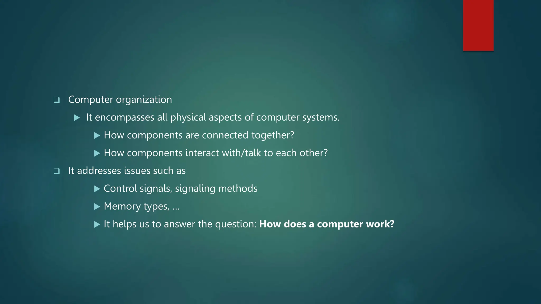 Computer System Architecture Introduction Ppt