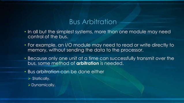 Computer system bus | PPTX | Operating Systems | Computer Software and Applications