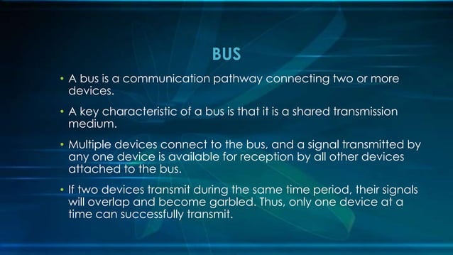 Computer system bus | PPTX | Operating Systems | Computer Software and Applications