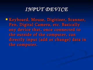 Computer system component breakdown | PPT