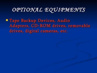 Computer system component breakdown | PPT