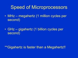 Computer system components 6th grade frit 8530 | PPT