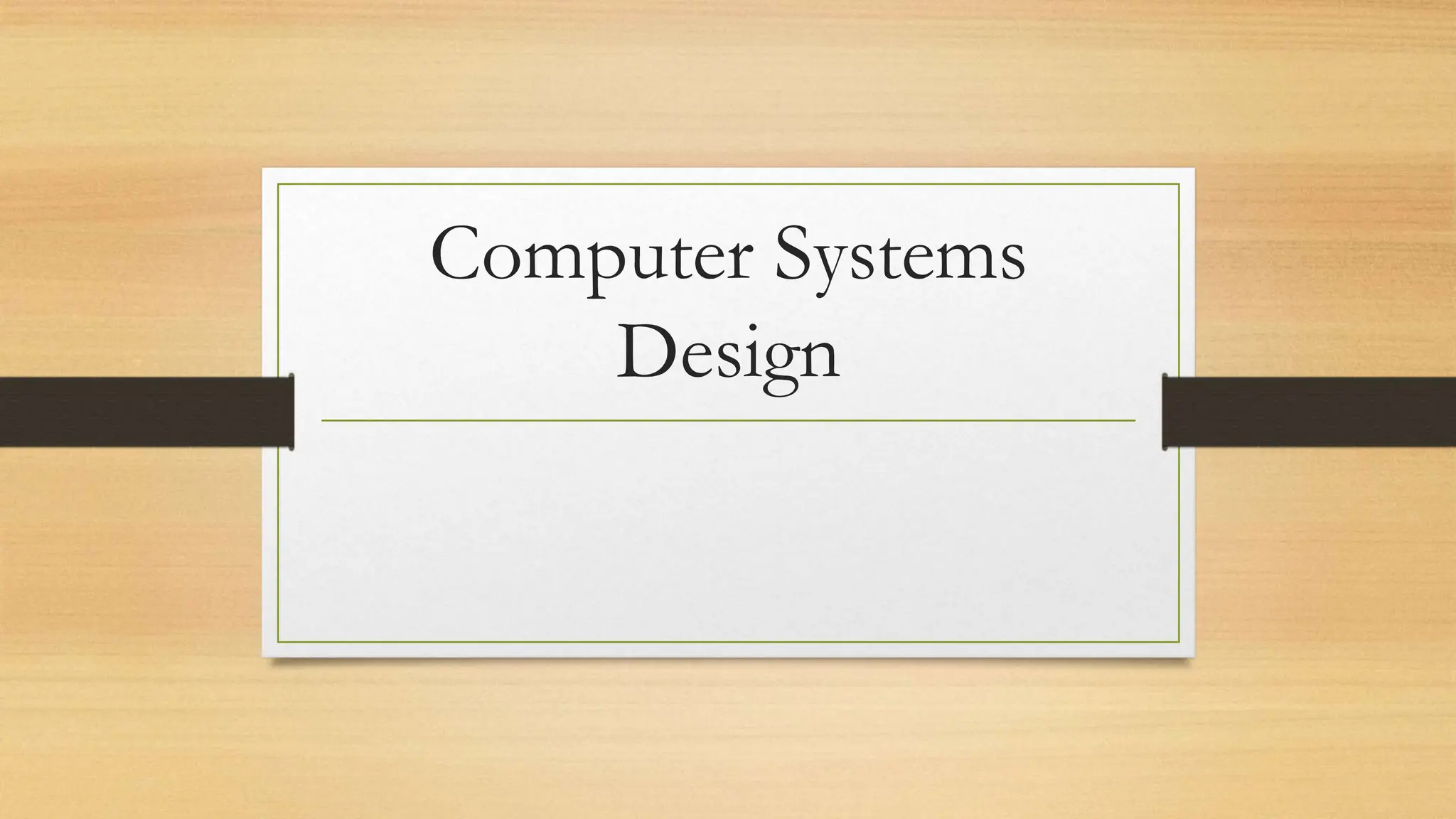 computer system design.pptx | Computer Peripherals | Computing