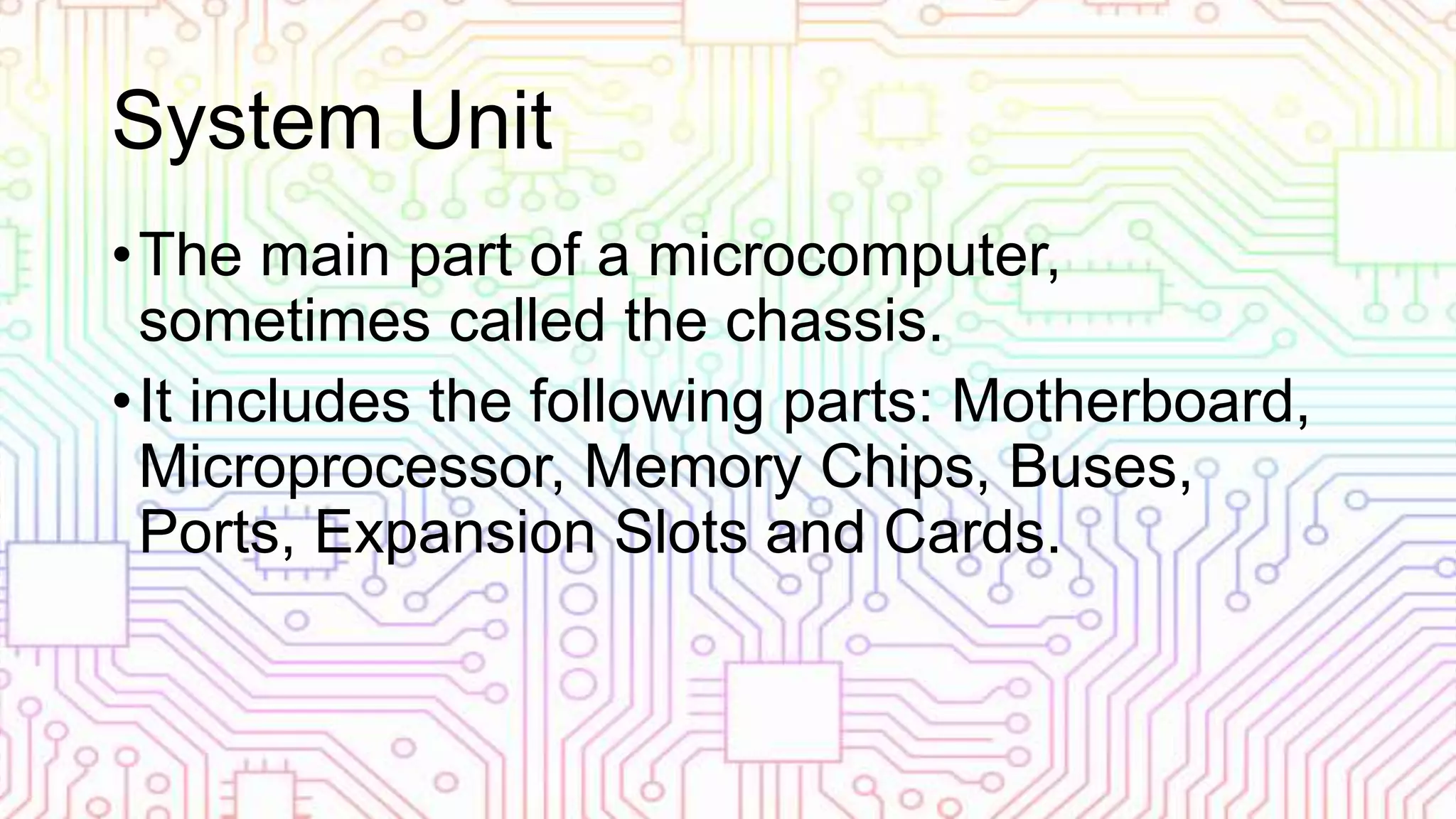 Computer system, devices and peripherals | PPTX
