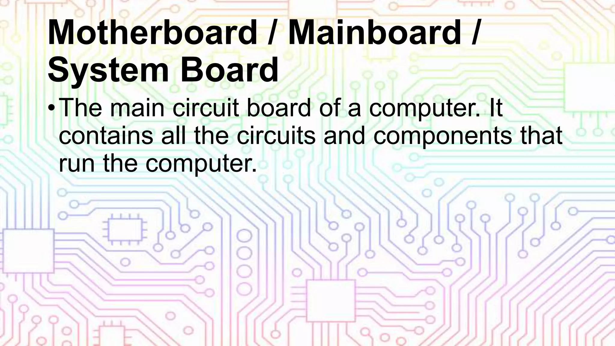Computer system, devices and peripherals | PPTX