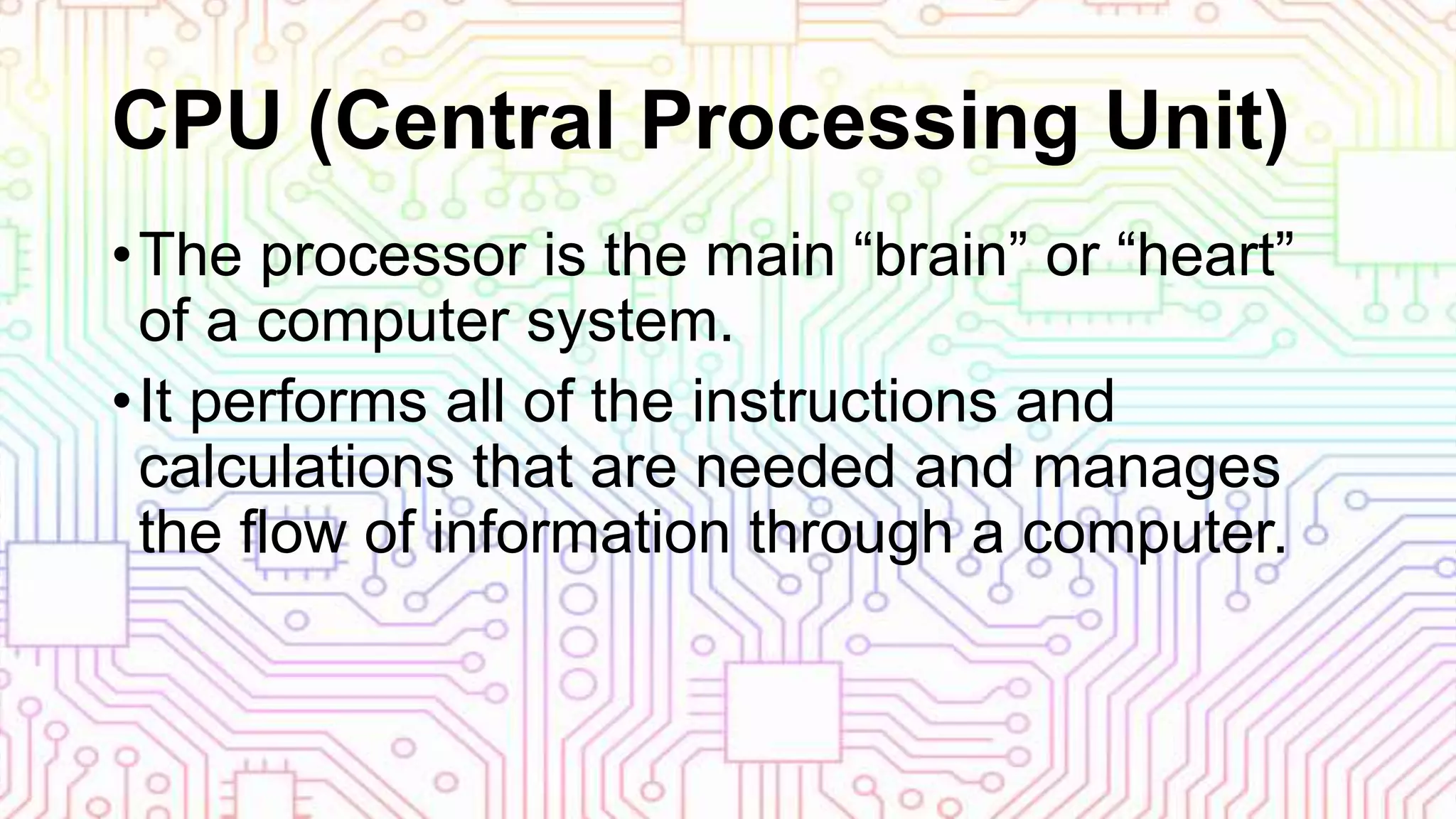 Computer system, devices and peripherals | PPTX