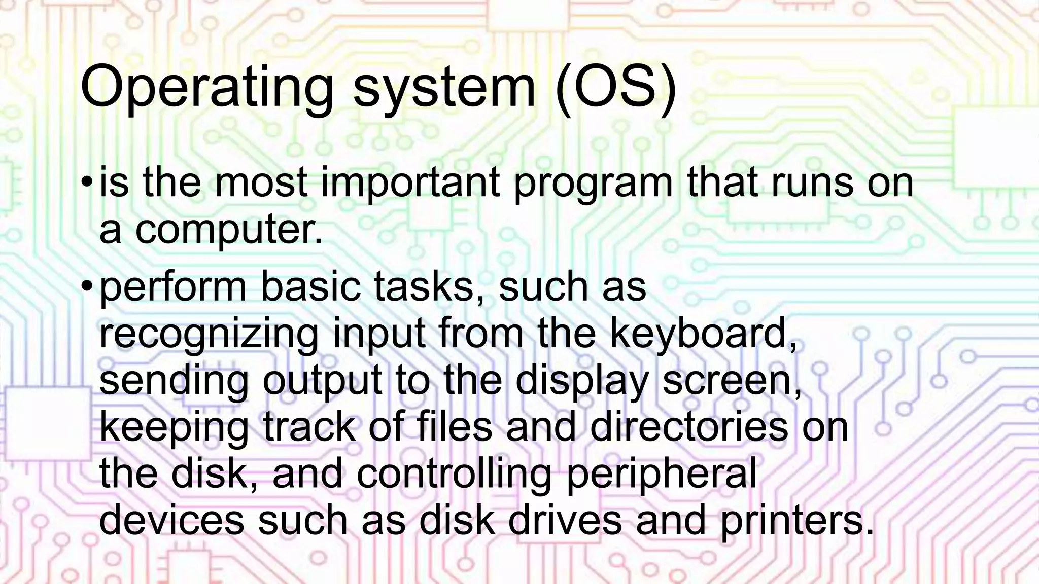 Computer system, devices and peripherals | PPTX