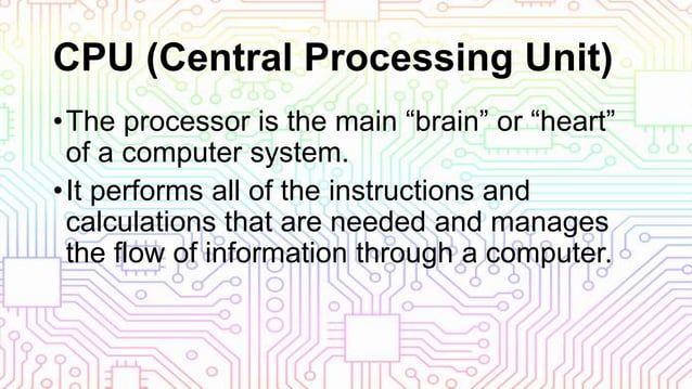Computer system, devices and peripherals | PPTX