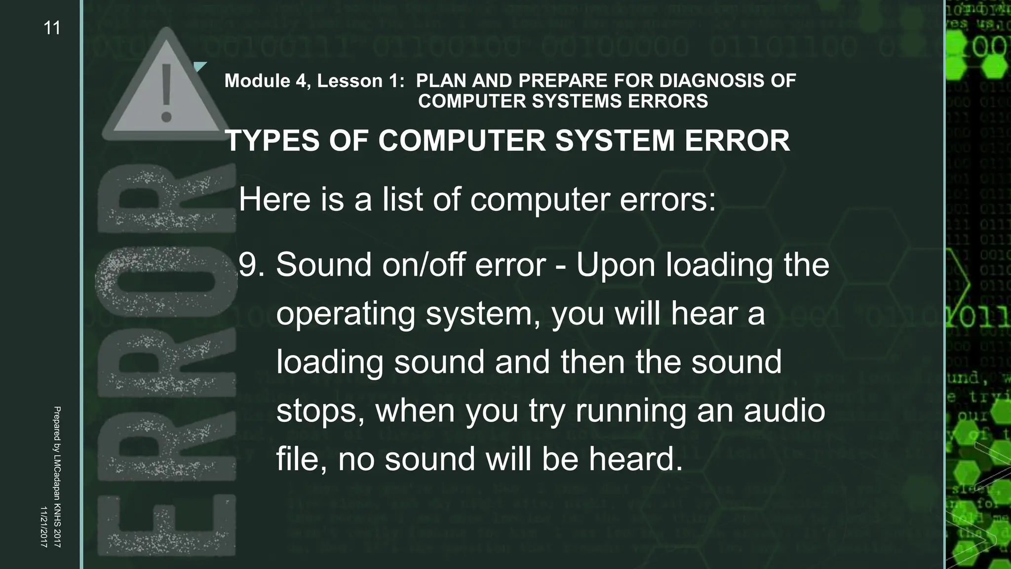 computer system error.pdf | Operating Systems | Computer Software and ...