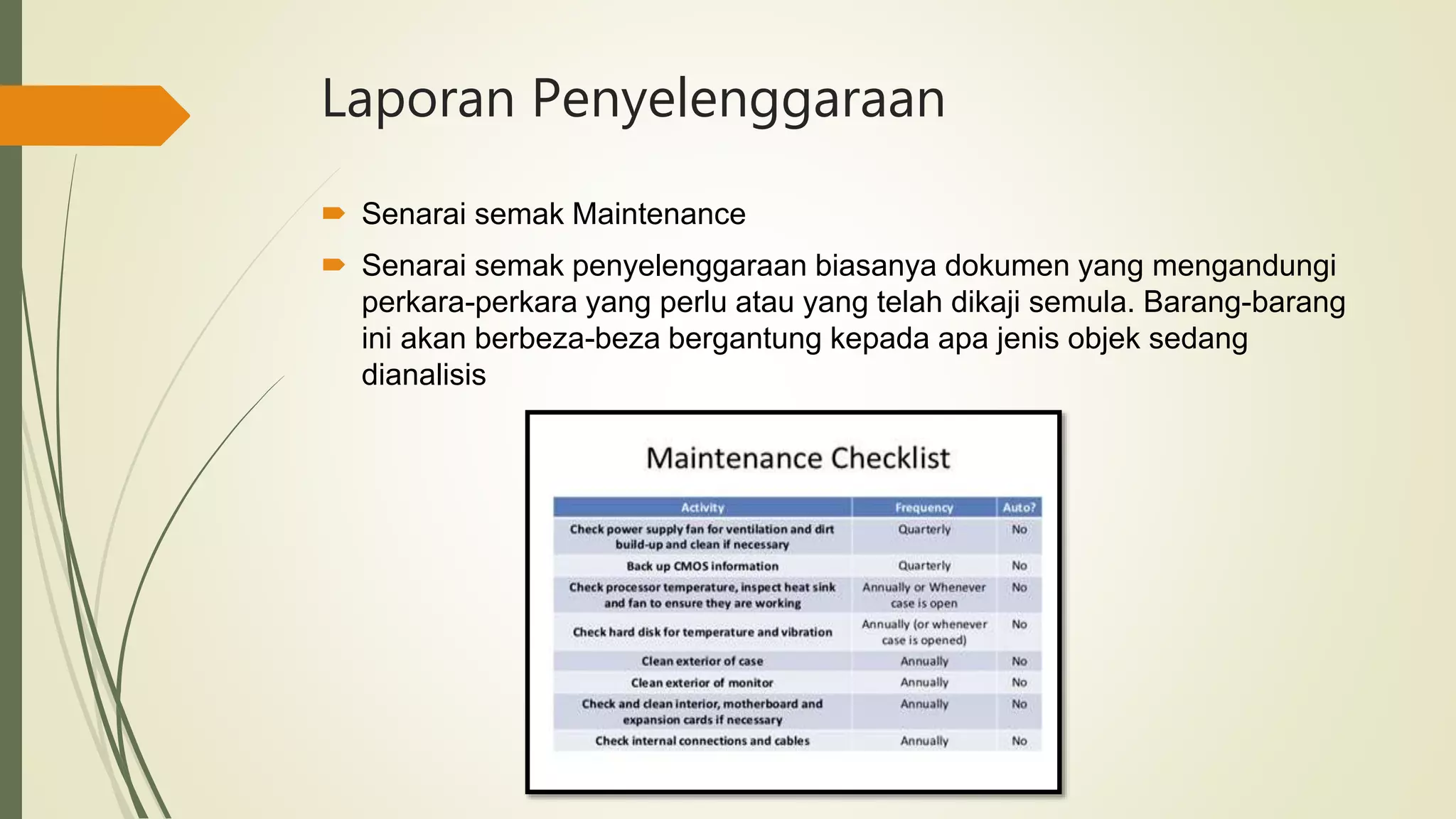 Computer system maintenance management | PPT
