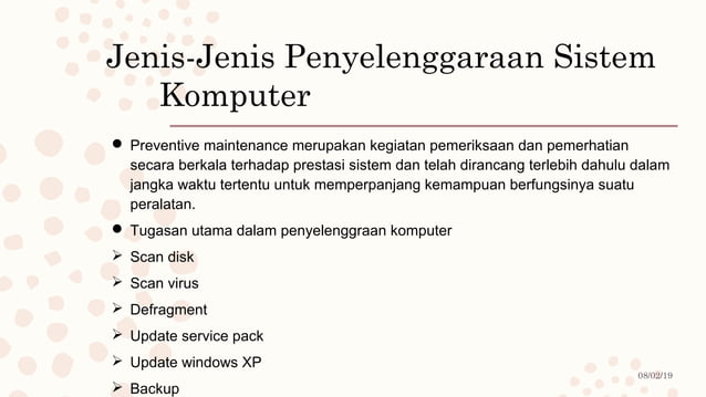 Computer system maintenance management | PPT
