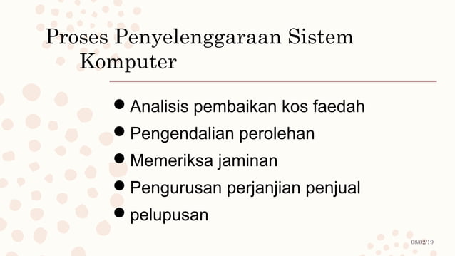 Computer system maintenance management | PPT