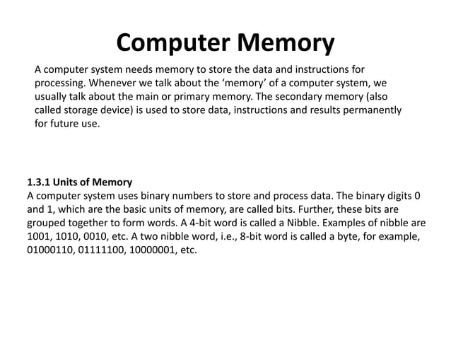 Computer system organization unit i chapter 1 | PPTX | Operating ...