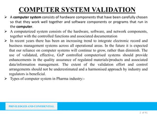 Computer system overview | PPTX