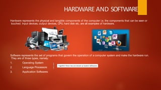 Computer System Overview Lesson 1 Class 11th | PPTX
