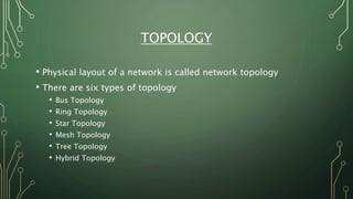 NETWORK TOPOLOGY | PPTX