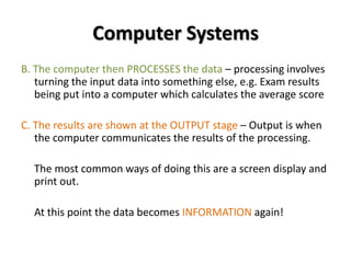 Computer systems | PPTX