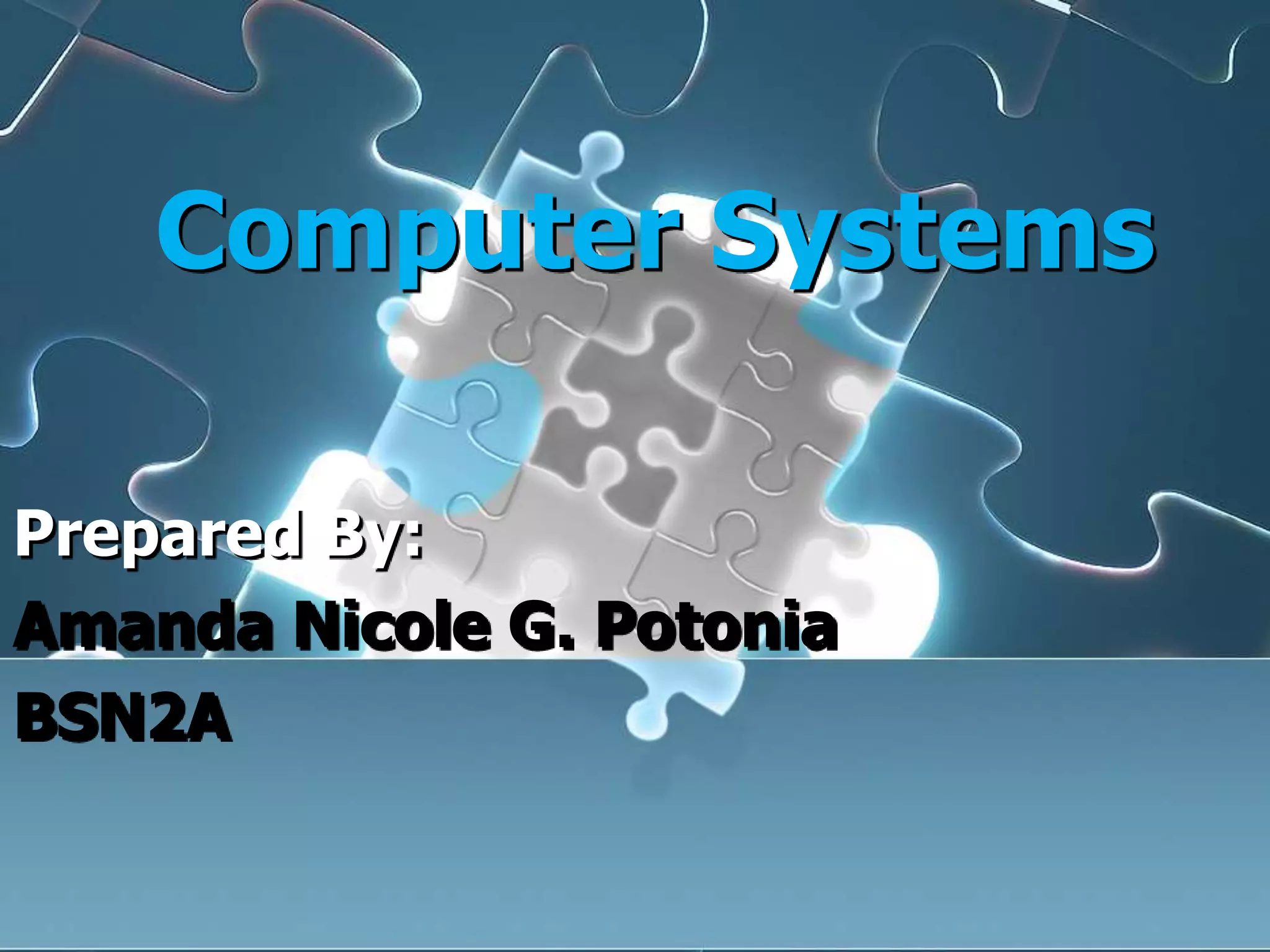 Computer systems | PPT