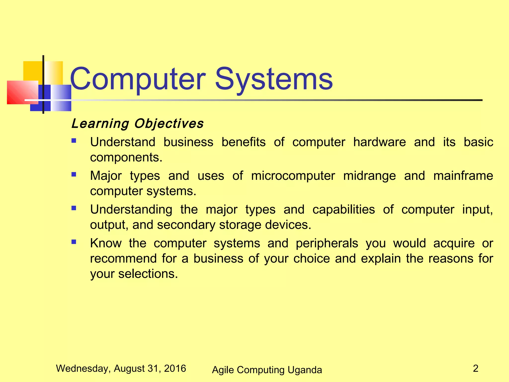 Computer Systems Ppt Free Download