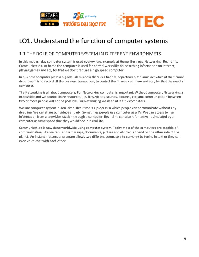 Computer systems assignment frontsheet | PPT