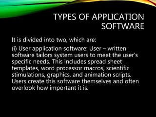 Computer system soft ware | PPTX | Operating Systems | Computer ...