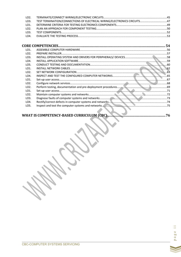 Computer systems servicing cbc | PDF