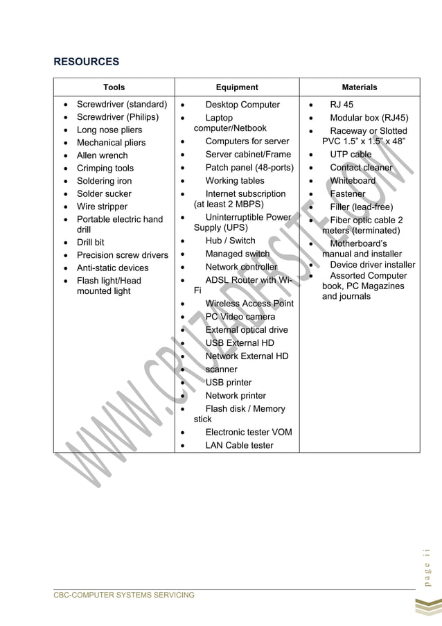 Computer systems servicing cbc | PDF