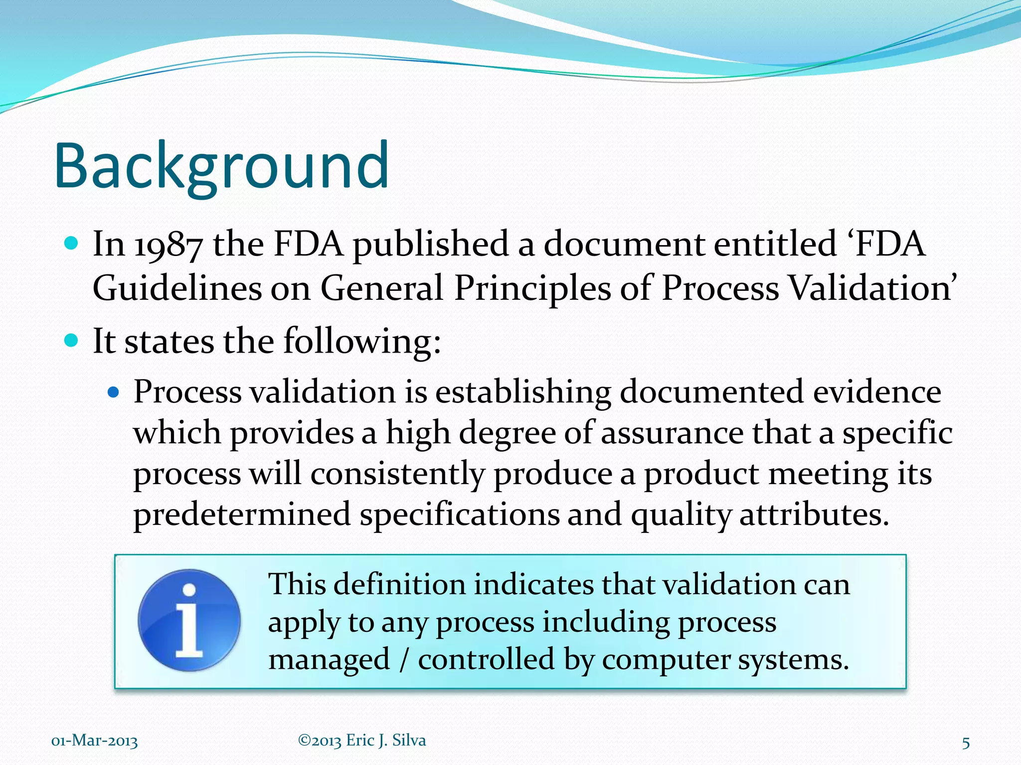 Computer System Validation | PPTX