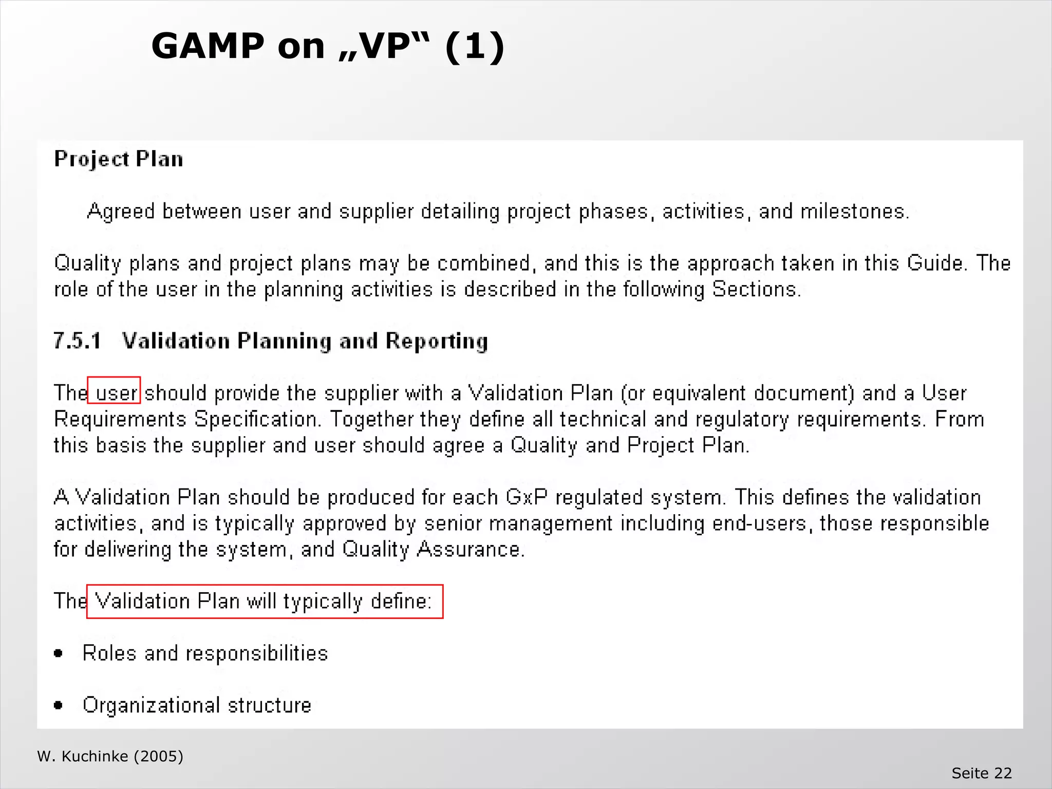 Computer System Validation - The Validation Master Plan | PDF