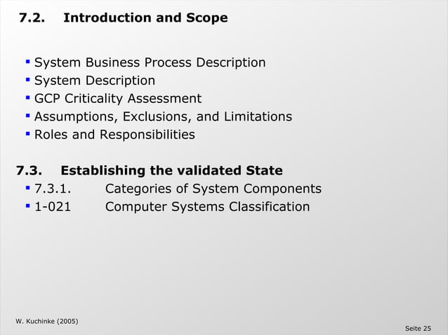 Computer System Validation - The Validation Master Plan | PDF