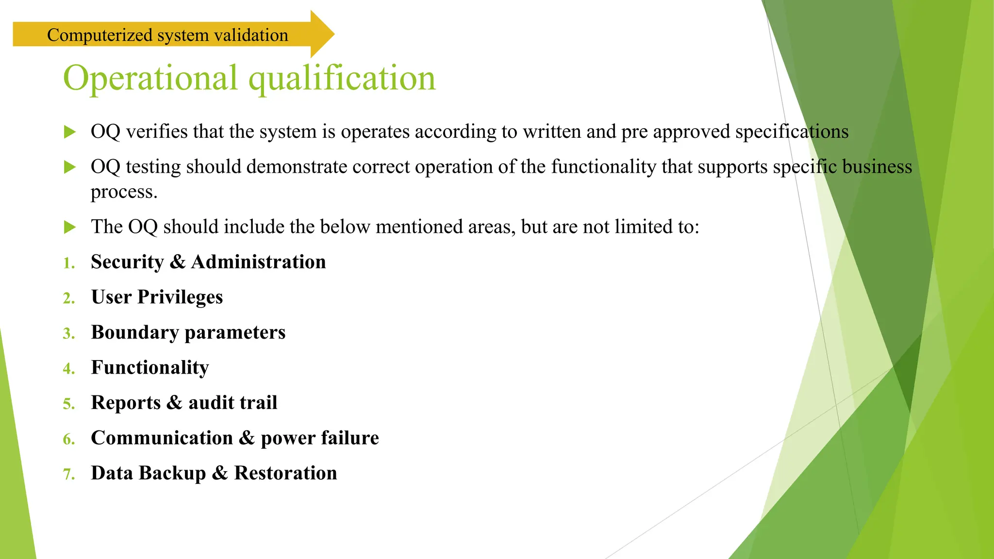 Computerized system validation | PPTX
