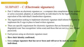 Computerized system validation | PPTX
