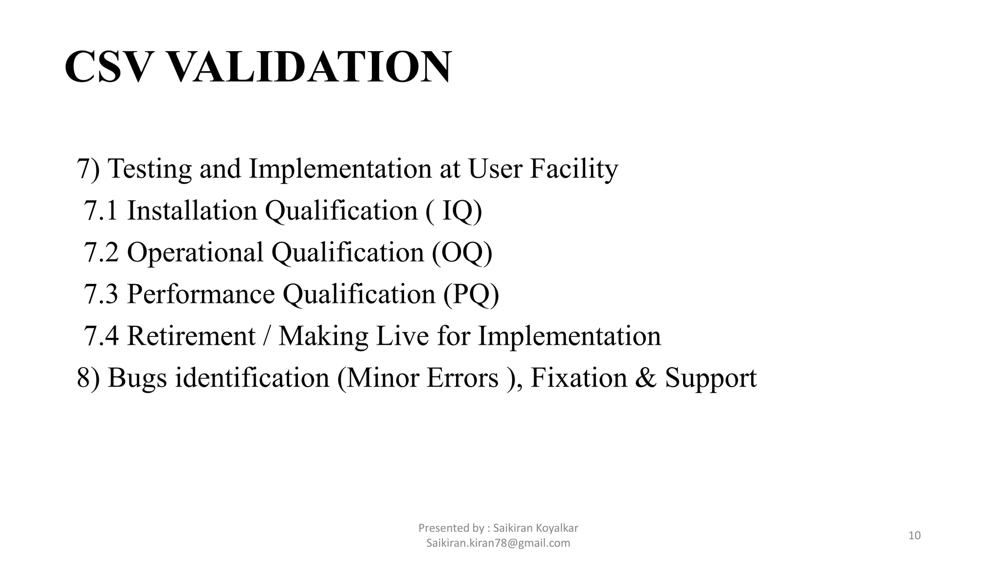 Computer system validations | PDF