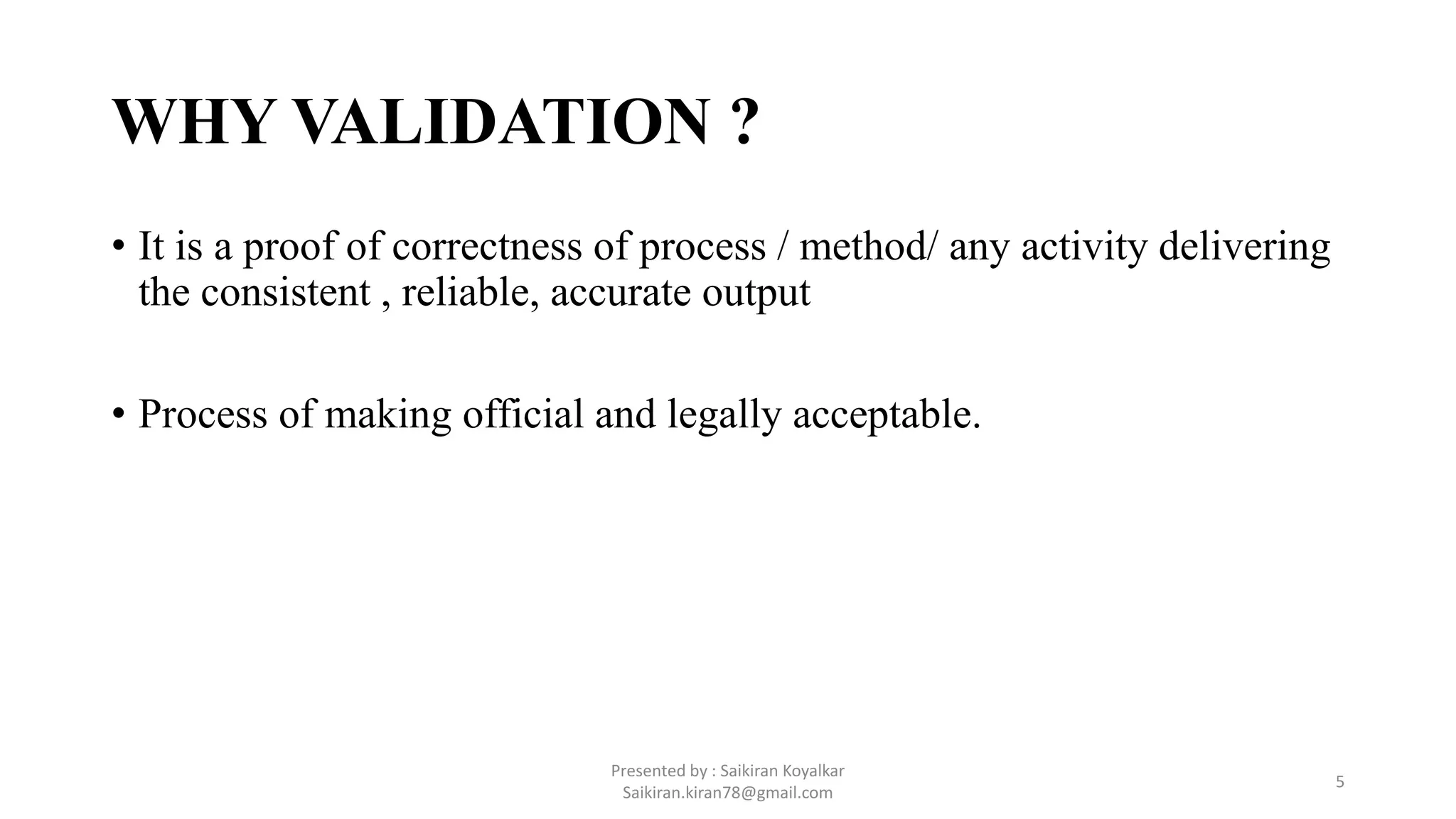 Computer System Validations Ppt