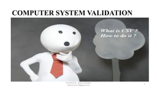 Computer system validations | PDF