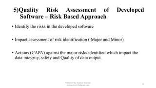 Computer system validations | PDF