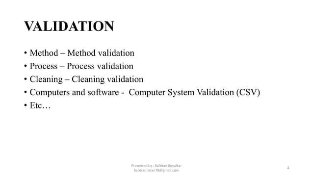 Computer system validations | PDF