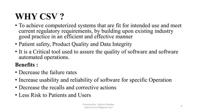 Computer system validations | PDF
