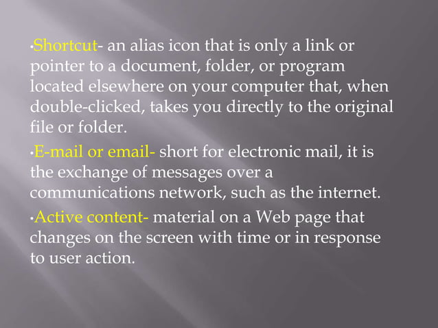 Computer terms | PPT